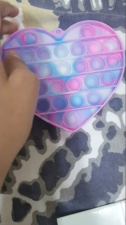 pop it heart shape and coloured one ,subscribe - YouTube
