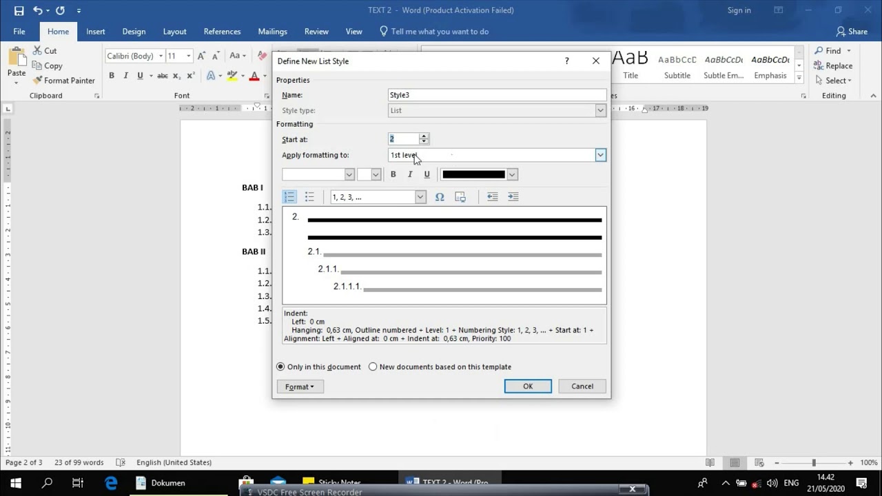 Tutorial Membuat Tabulasi pada Daftar Isi dan Lembar Pengesahan ...