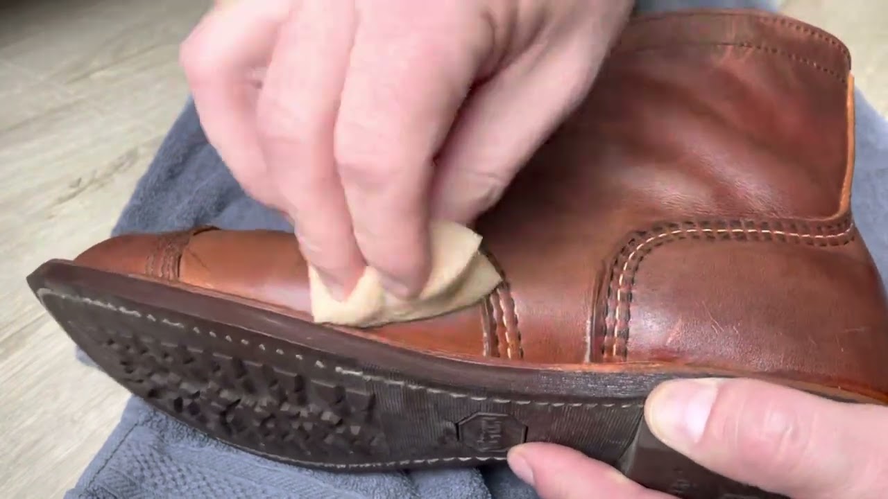 Cleaning and Conditioning my Red Wing Iron Ranger 8085 Part 2 - YouTube