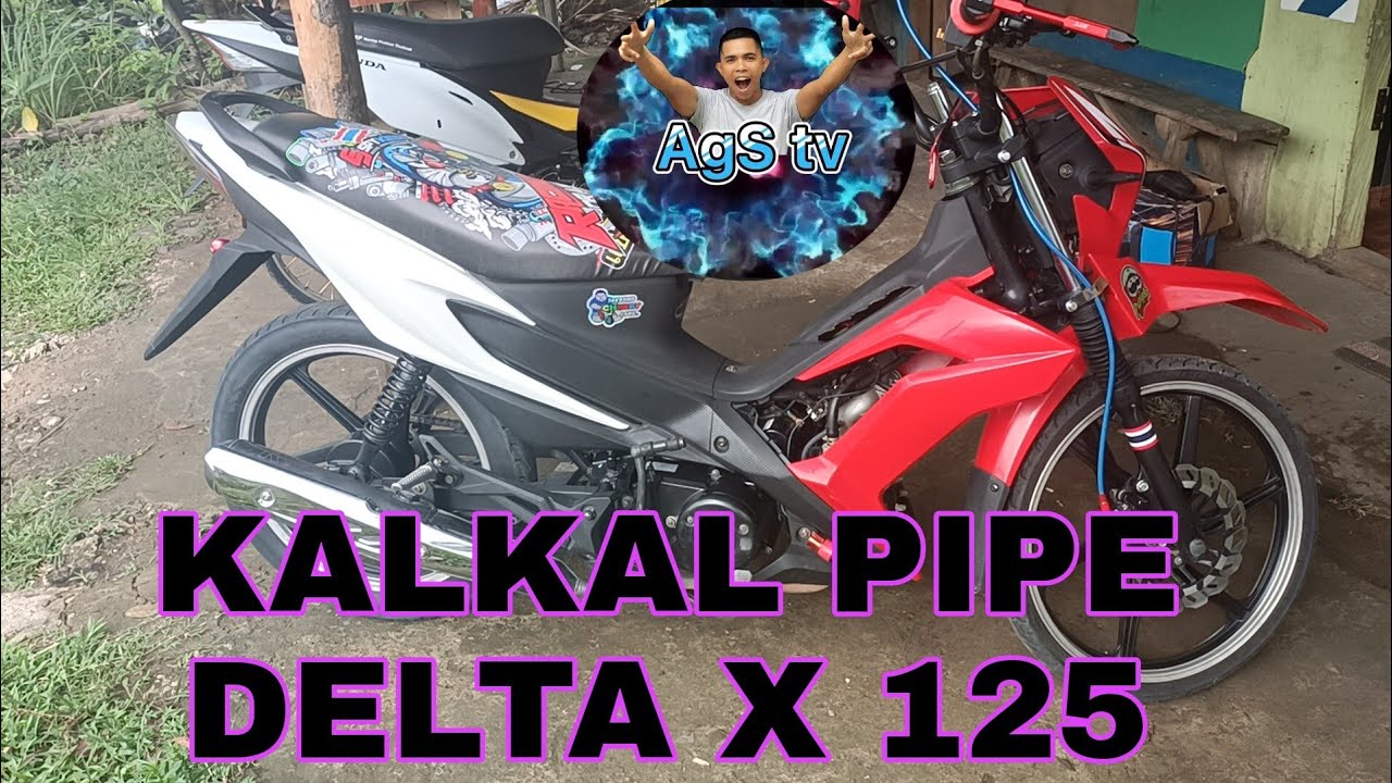 RED AND WHITE DELTA X 125 KALKAL PIPE - YouTube