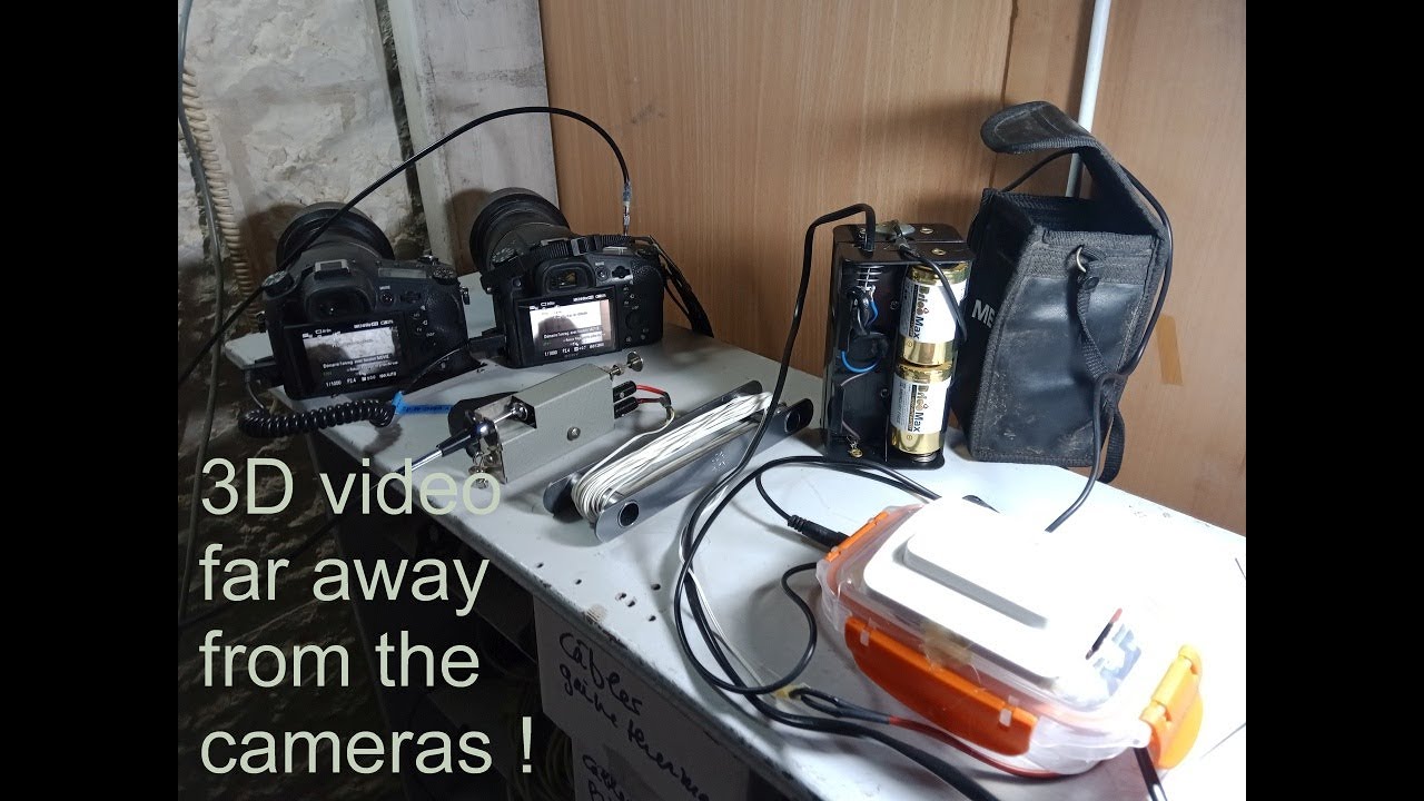 How to make a 3D video while being far away from the cameras (2x Sony ...