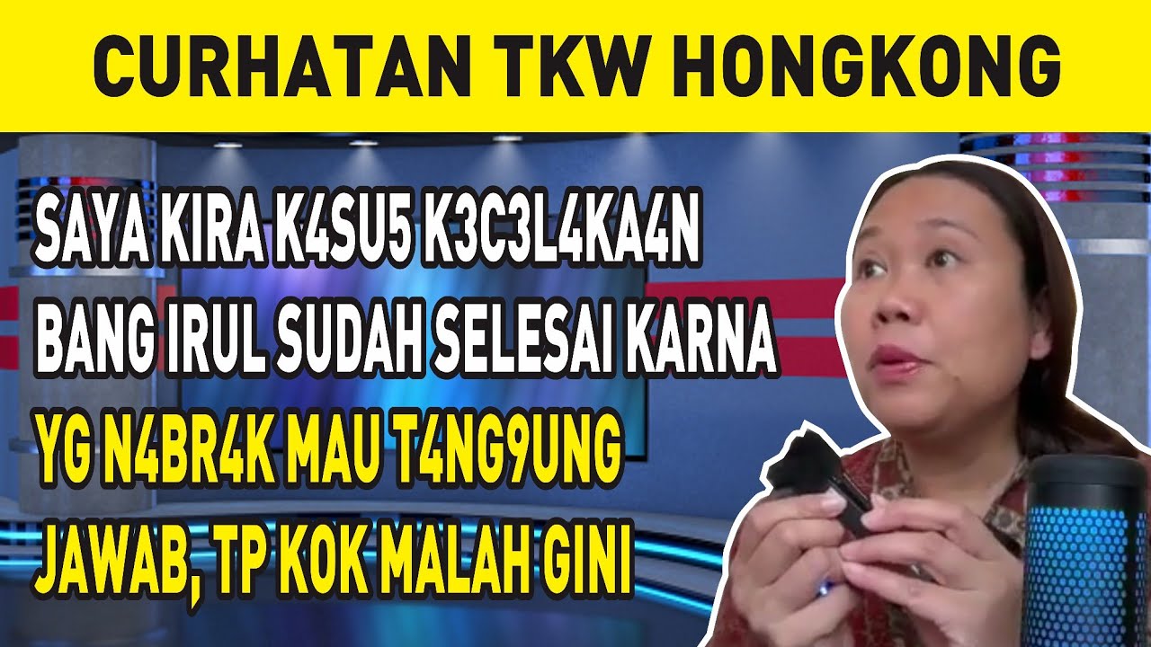 SAYA KIRA K4SU5 K3C3L4KA4N BANG IRUL SUDAH SELESAI KARNA YG N4BR4K T4NG9UNG JAWAB, TP KOK MALAH ...