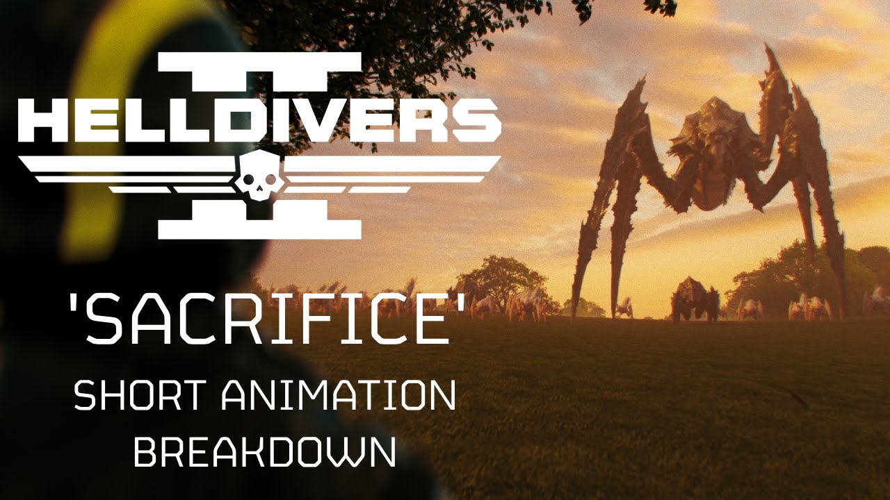 SACRIFICE VFX BREAKDOWN// Helldivers 2 Short Film // Blender 3D ...