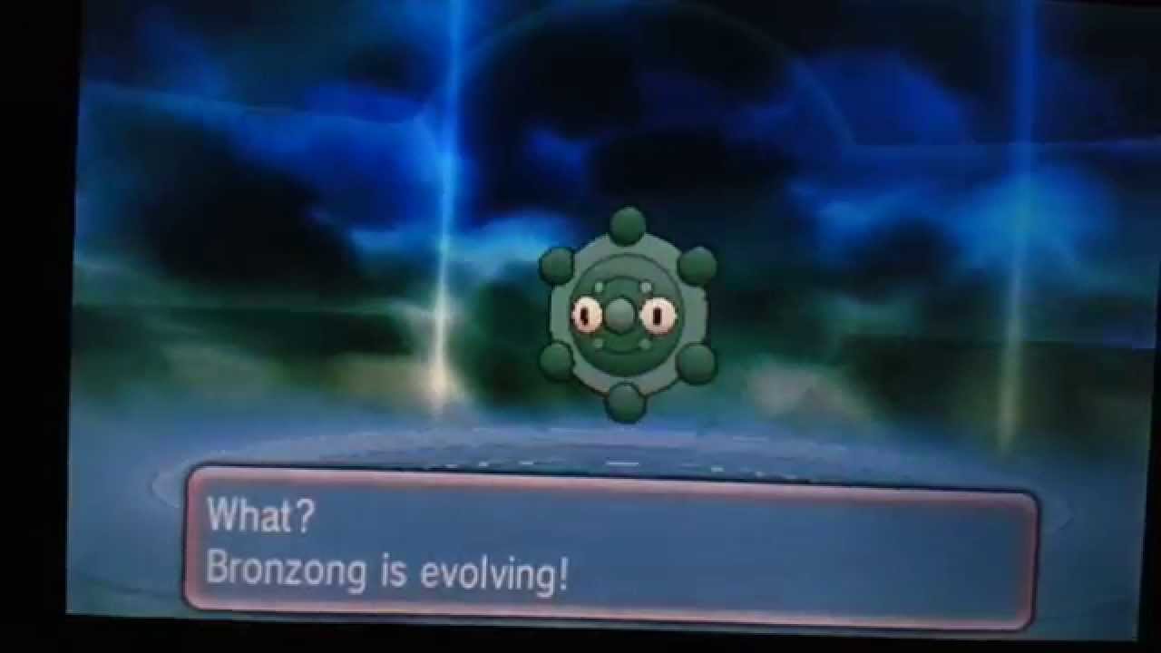 Bronzor shiny evolving - YouTube
