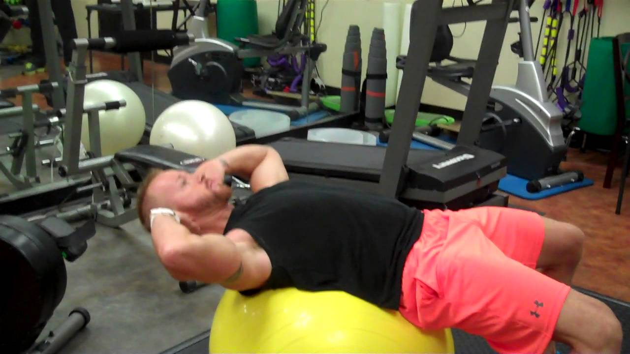 Progressive Rehab & Exercise: Crunches - YouTube