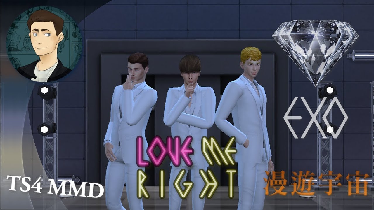 [심즈4] The Sims 4/MMD Dance - 엑소/EXO - 漫遊宇宙 - WIP - YouTube