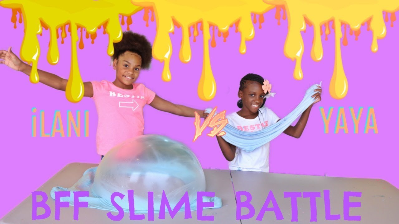 BFF SLIME BATTLE CHALLENGE - YouTube