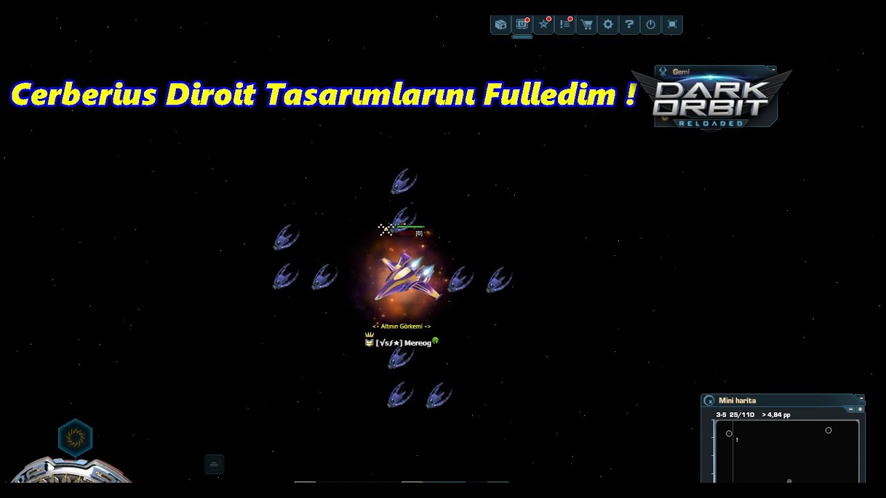 Darkorbit Cerberus Diroit Tasarımlarını Fulledim ! Cerberus Bize ne ...