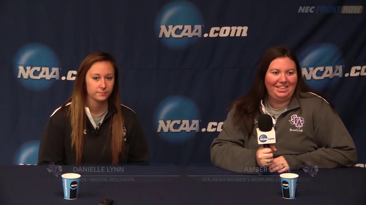#NCAABowl: Stephen F. Austin Women's Bowling Press Conference - YouTube