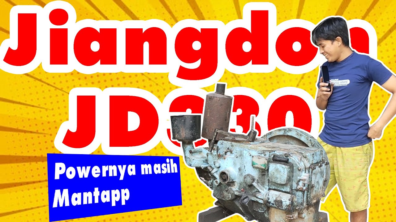 Jiangdong jd330 review and start engine 30 hp - YouTube