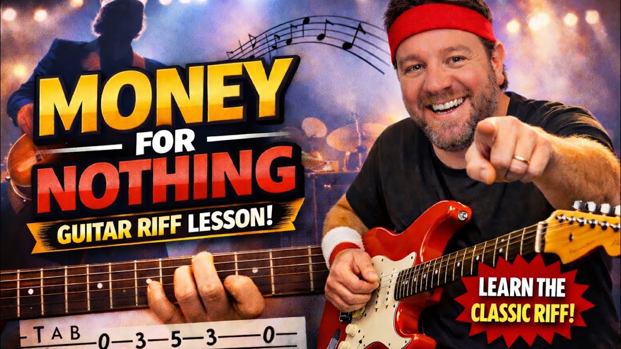 Money For Nothing | Guitar Riff Lesson - YouTube