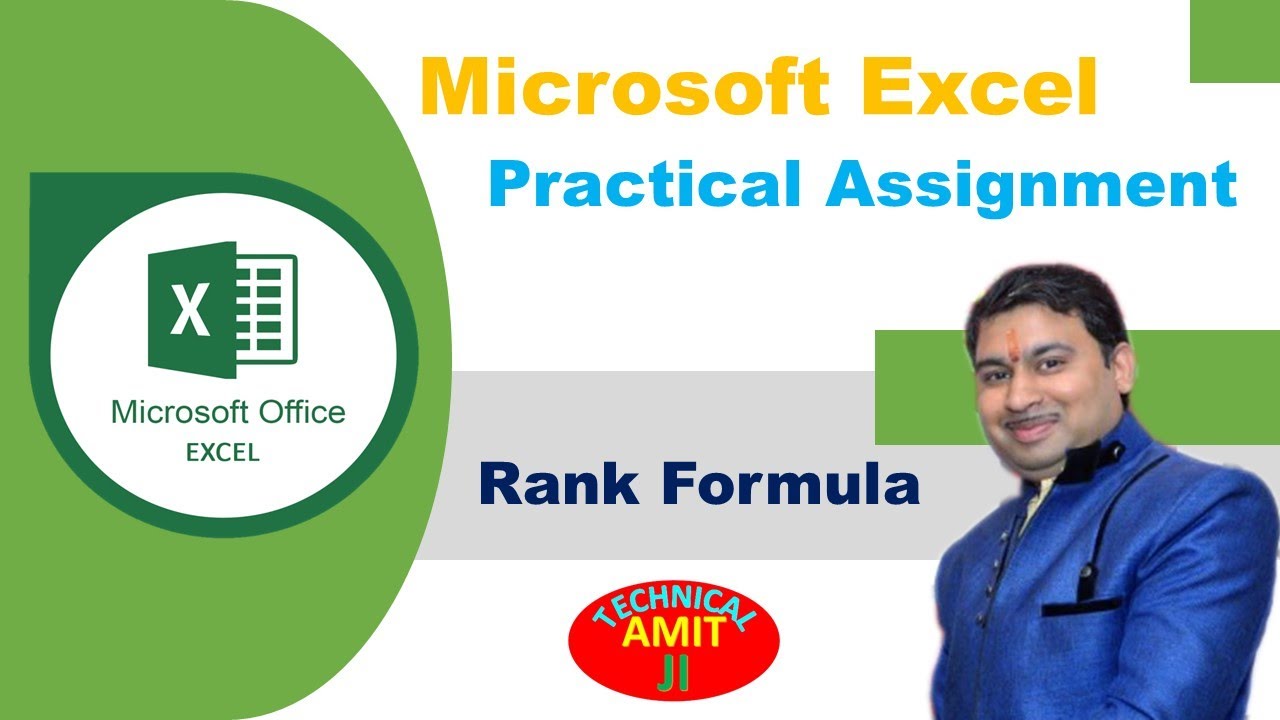 How To Calculate Rank In Excel MS Excel YouTube How To Calculate Rank In Excel MS Excel YouTube