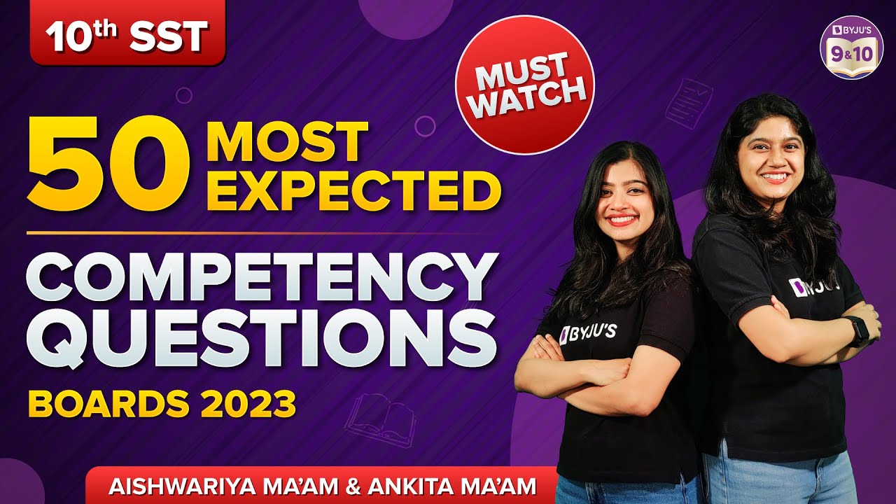 SST 50 Most Expected Competency Questions for Boards 2023 | MUST WATCH ...