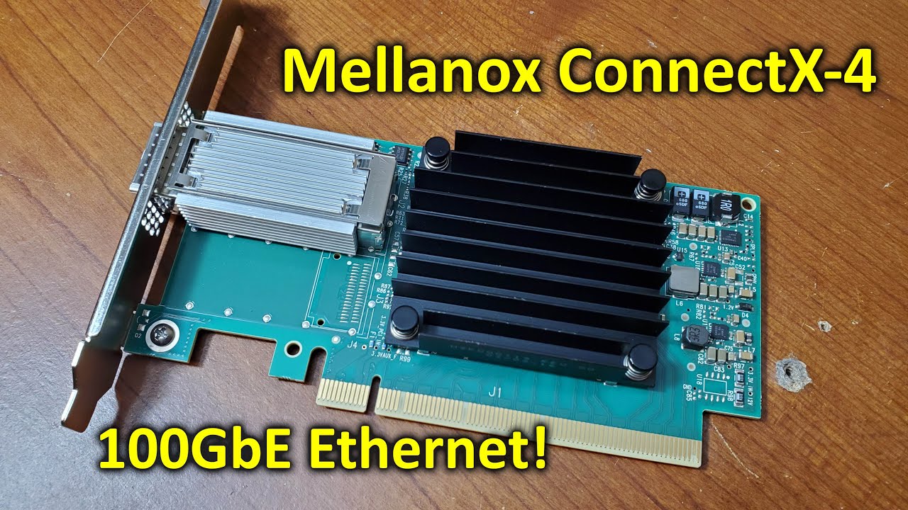 Mellanox ConnectX-4 100Gb NIC, Firmware Update and Ethernet Mode - YouTube