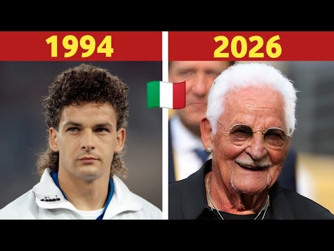 🇮🇹 Italy 1994 World Cup Players – Then vs Now 2026 | Where Are They Today?