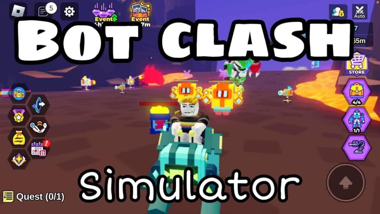 Bot Clash Simulator | Roblox Game Live! - YouTube