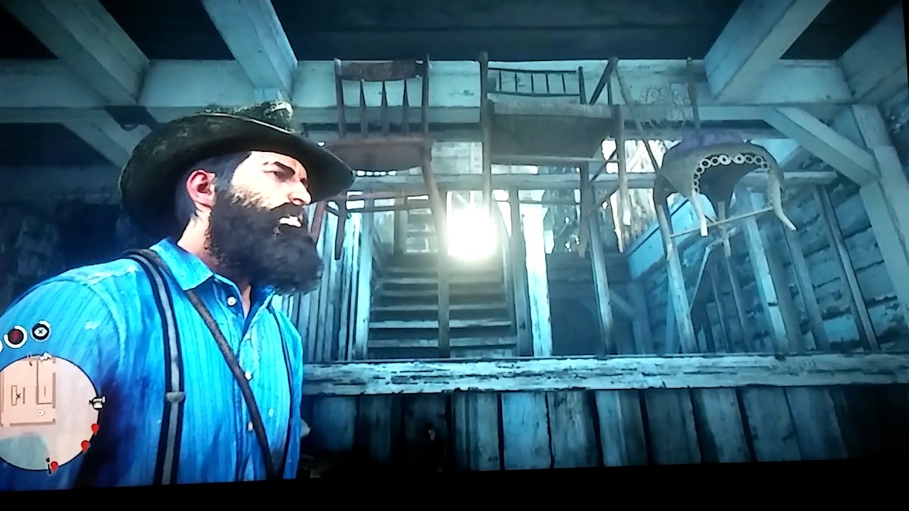 RDR2 - Intentando traspasar una pared en el perista de Van Horn - YouTube