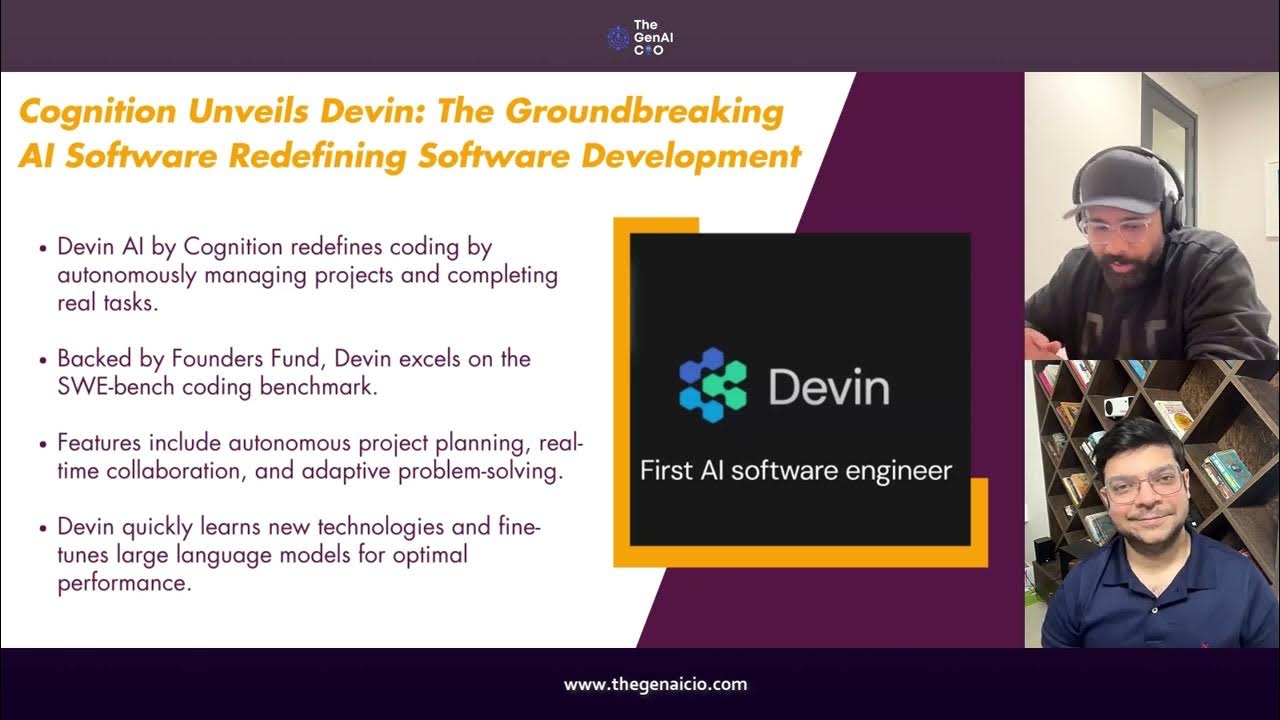 Cognition Unveils Devin: The Groundbreaking AI Software Redefining Software Development - YouTube