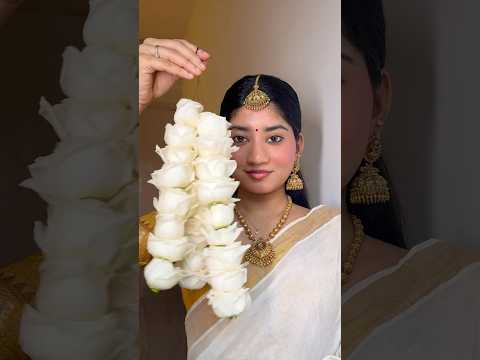 I made WHITE Rose Gajra 🤍