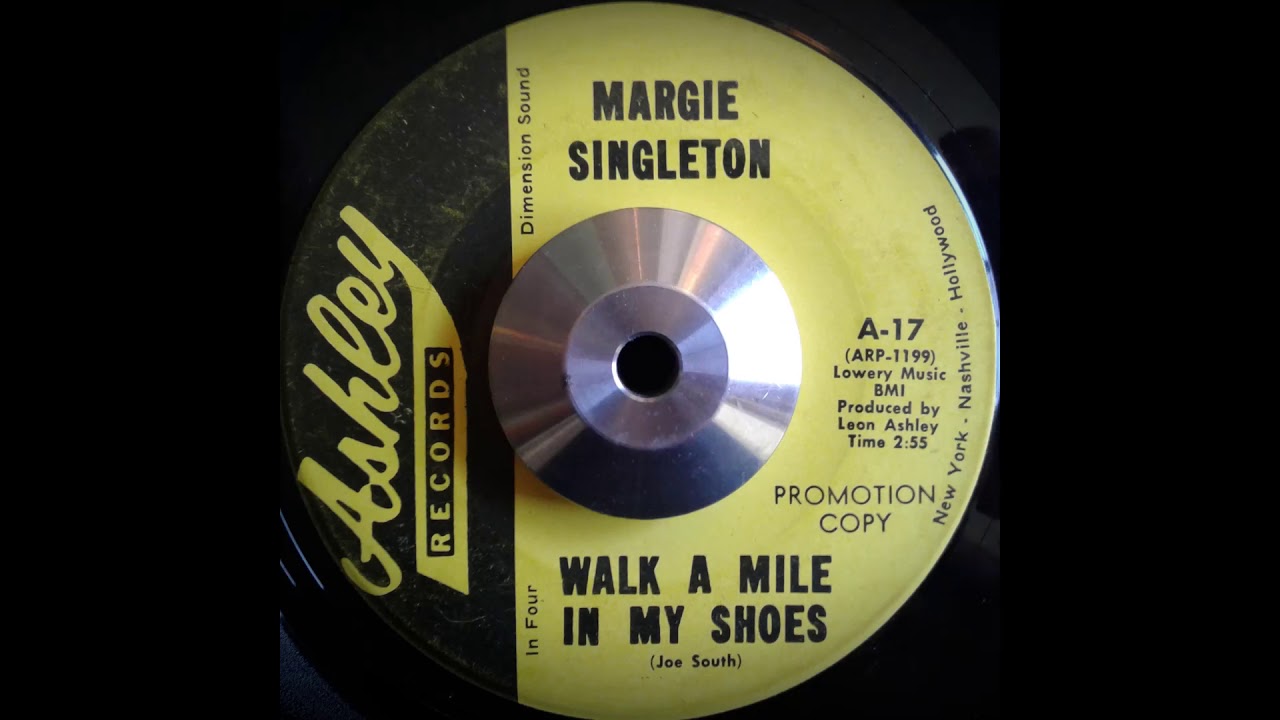 Margie Singleton - Walk a Mile In My Shoes - YouTube