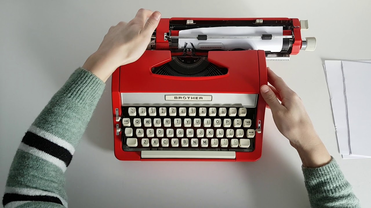 Tony's Typewriters - Brother JP-1 - YouTube