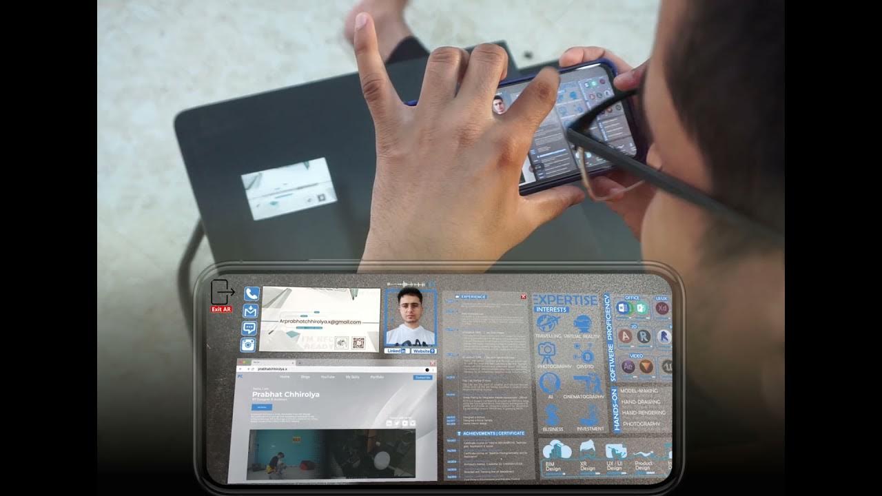 Personal AR Card | WebAR, Web3.0 | Unity - YouTube