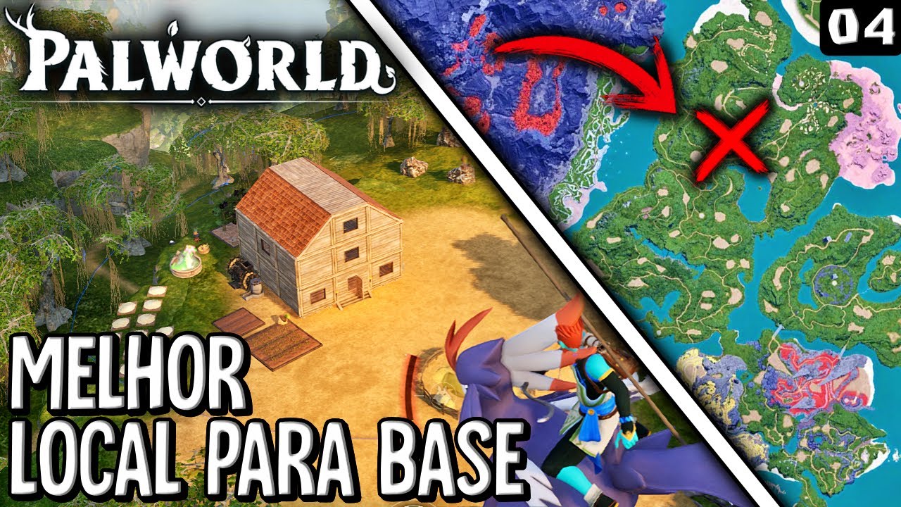 O Melhor LOCAL para CONSTRUIR A BASE no PALWORLD - EP4 - YouTube