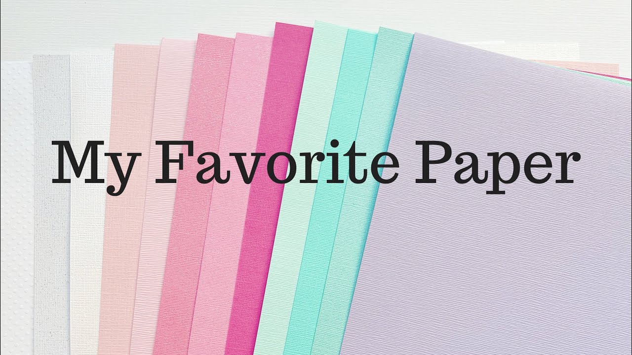 My Favorite Paper - YouTube