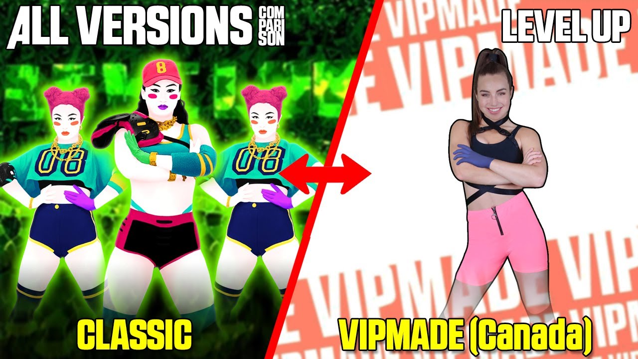 JUST DANCE COMPARISON - LEVEL UP [ALL VERSIONS - VIP] - YouTube