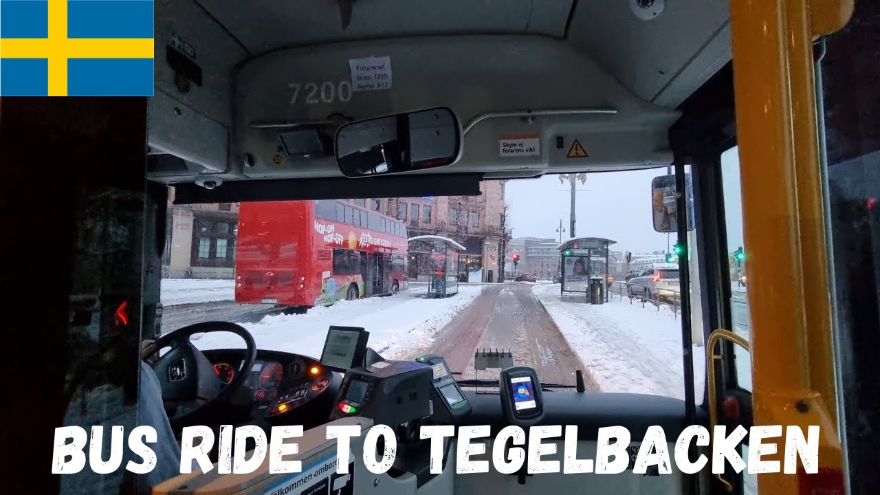 Sweden Stockholm-Inner City Bus Ride| With Sl Bus 3|From Fleminggatan ...