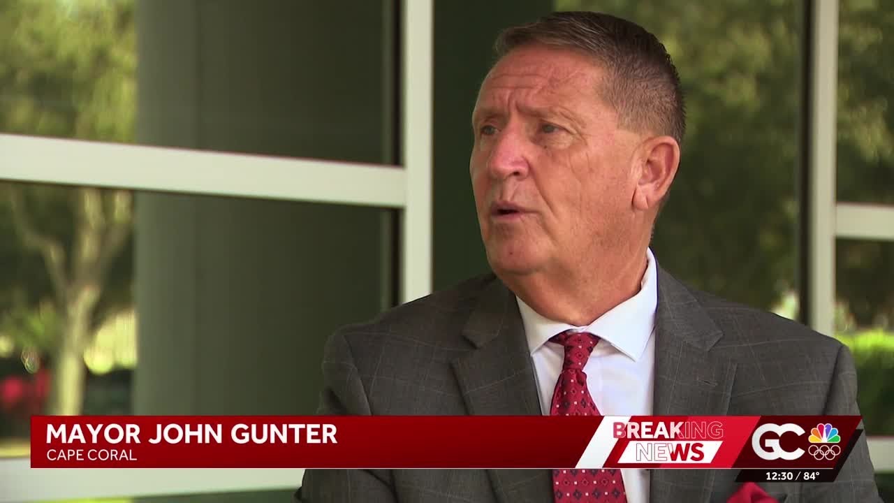 Cape Coral Mayor John Gunter announces re-election bid - YouTube