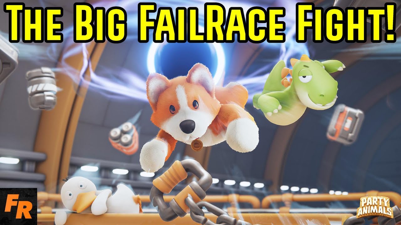 The Big FailRace Fight! - Party Animals - YouTube
