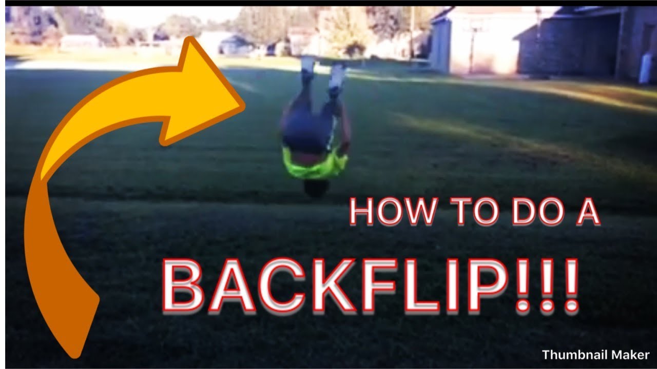 How To Do A Backflip On Ground Tutorial - YouTube