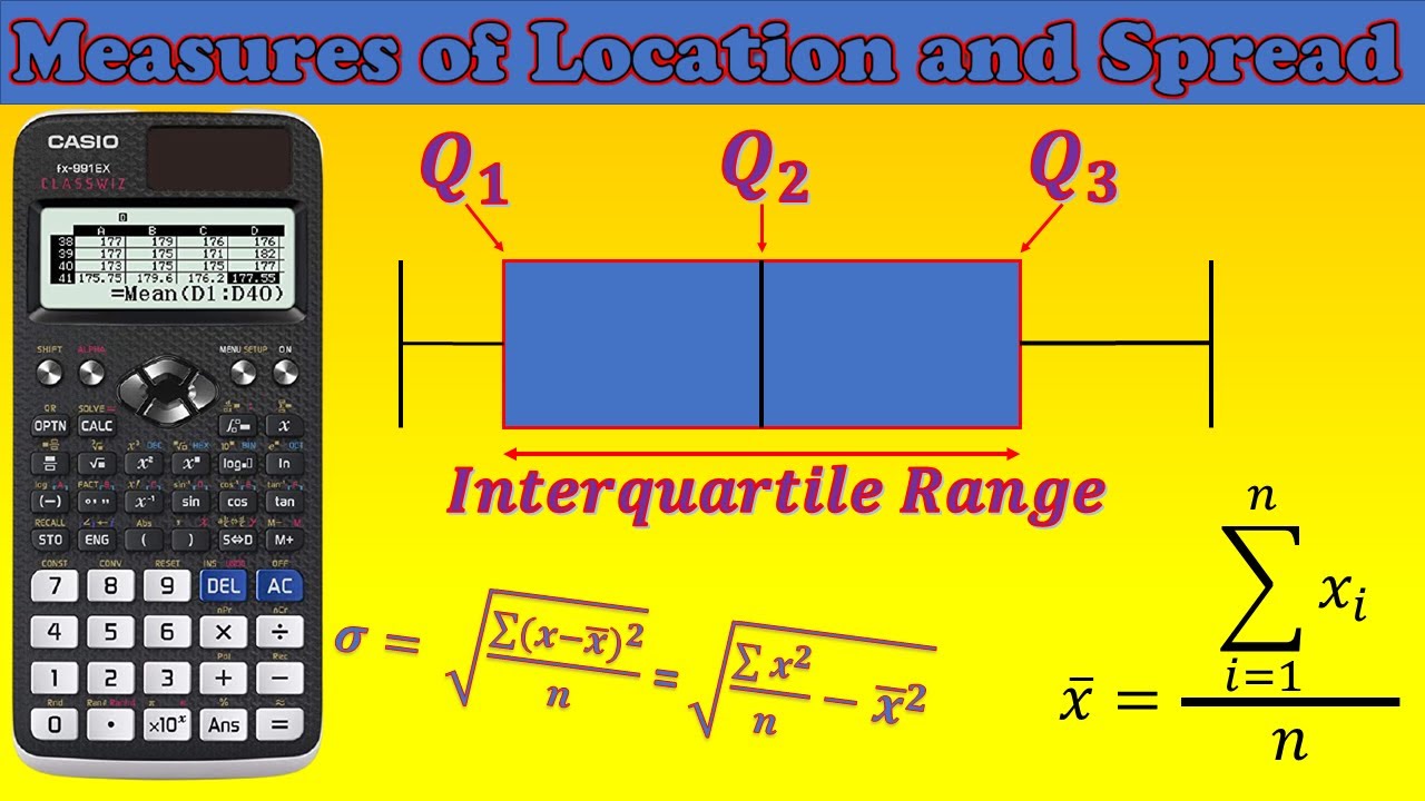 Year 12/AS Statistics Chapter 2.4 (Measures of Location & Spread) - YouTube