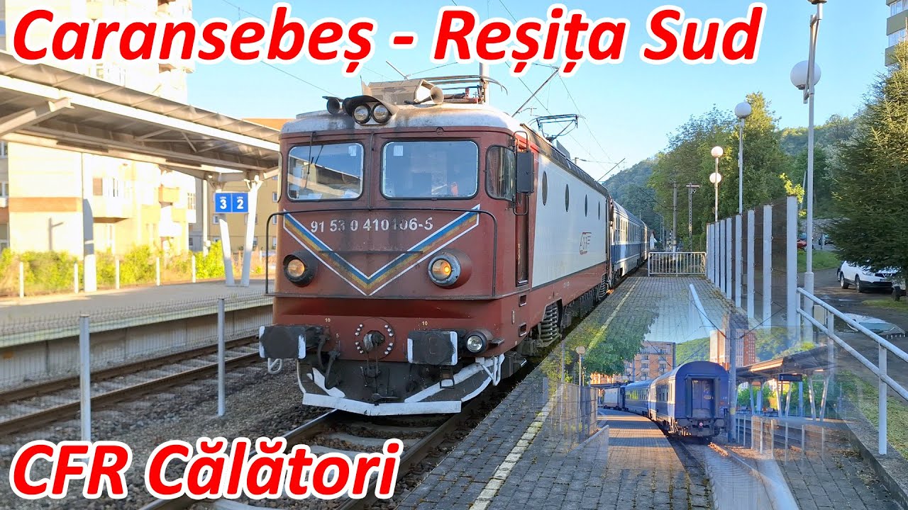 [4K] CFR Calatori Trenul Regio 9163, Caransebes - Resita Sud [aprilie ...