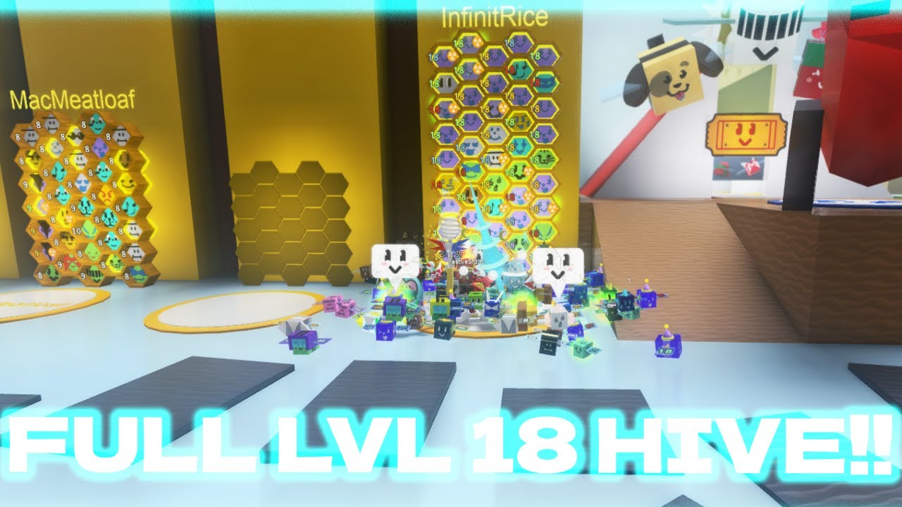 Full Level 18 Hive | Bee Swarm Simulator - YouTube