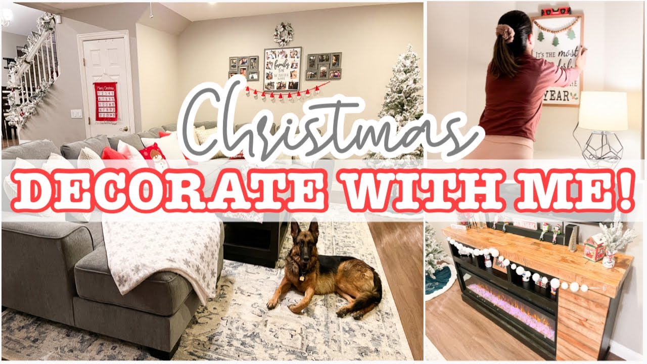 CHRISTMAS DECORATE WITH ME 2021 | COZY CHRISTMAS DECOR | CHRISTMAS ...