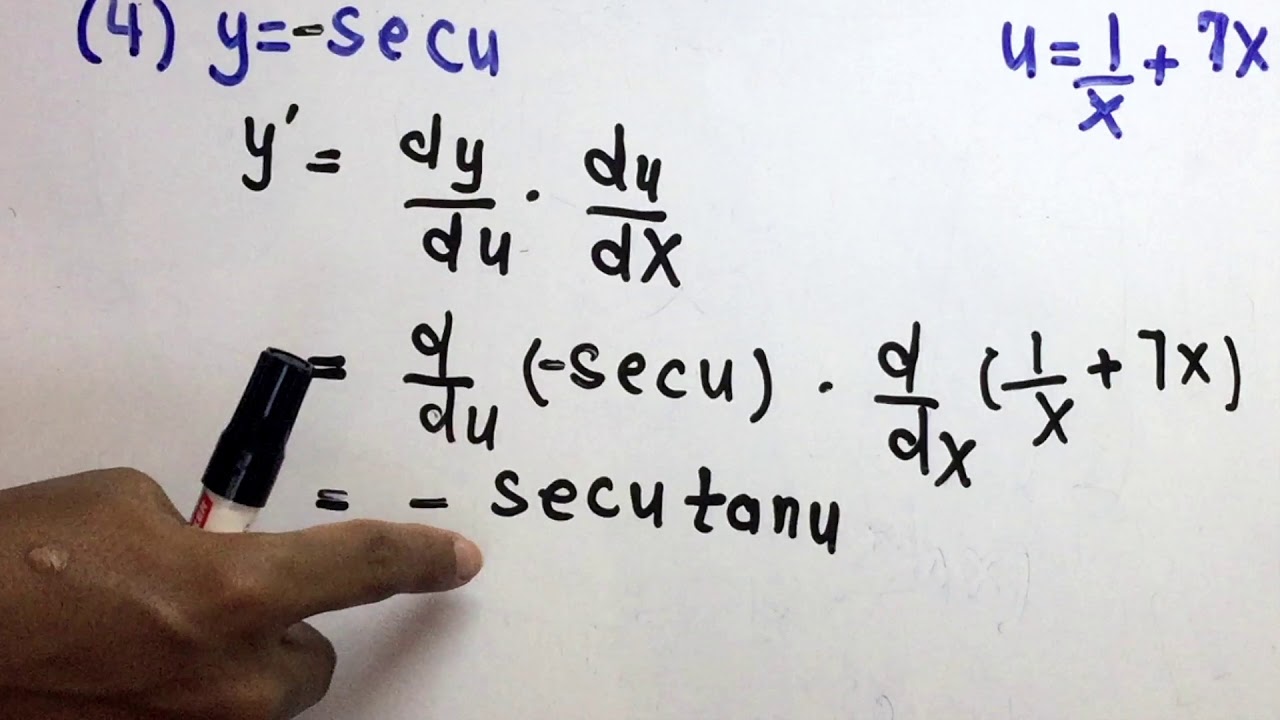 Derivative lesson 6-----how to find derivative of a composite function ...