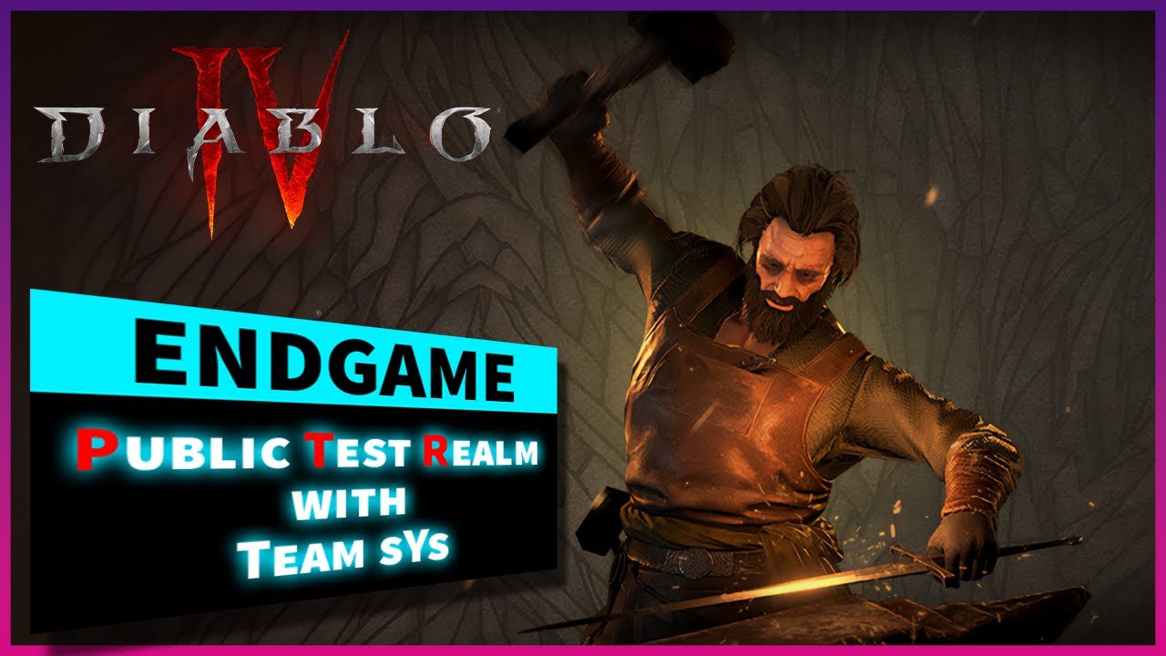 Diablo 4 PTR Livestream and Feedback with Team sYs - YouTube