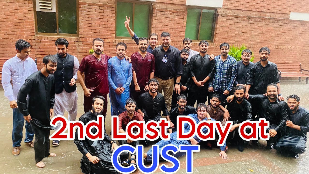 2nd Last Day at CUST University Islamabad ||Faculty of Pharmacy || Vlog ...