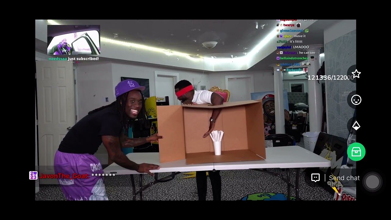 Kai cenat does live stream in plays games #twitch - YouTube