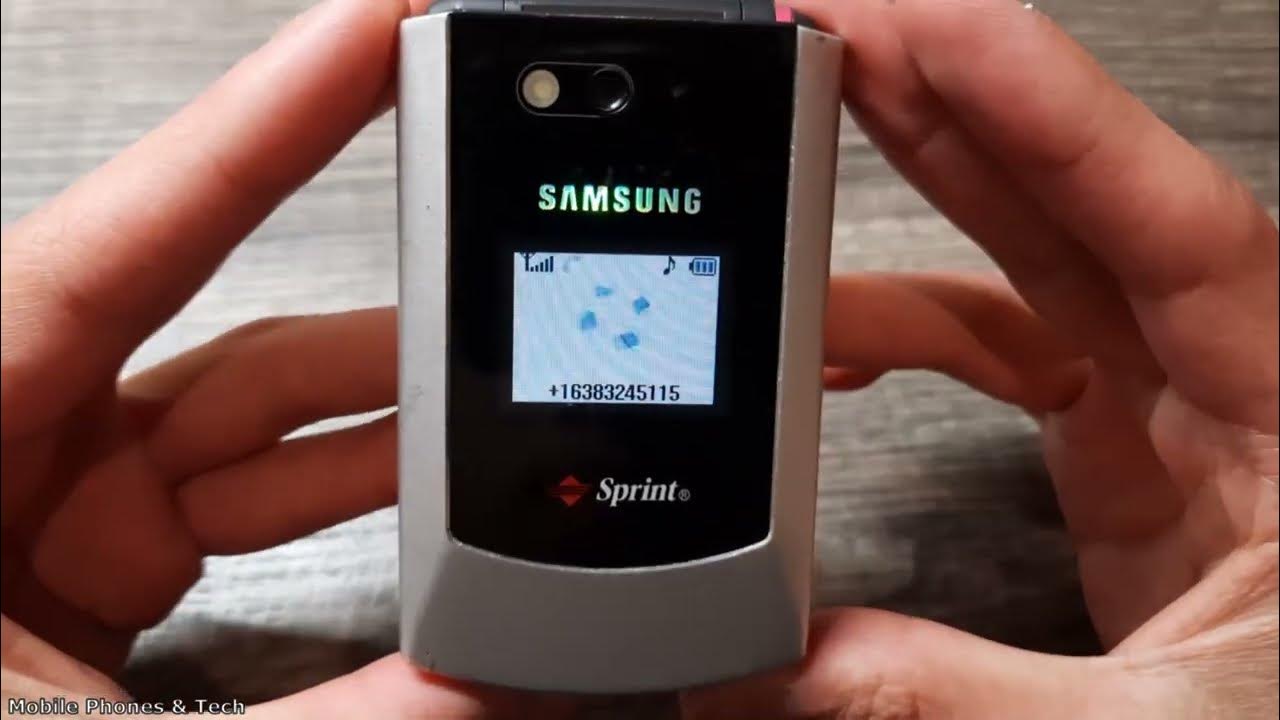 Samsung SPH-A790 (Sprint PCS) Incoming Call - YouTube