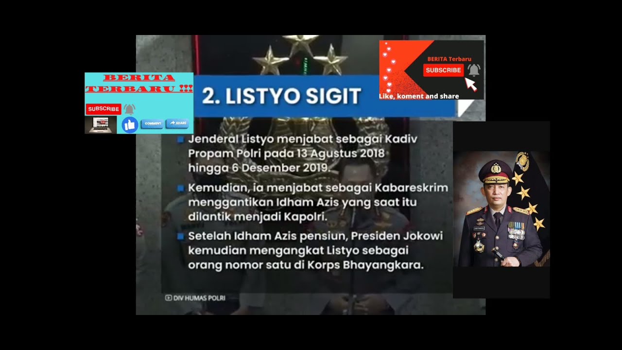 nama nama Kadiv propam Polri sebelum Irjen pol Ferdi Sambo - YouTube