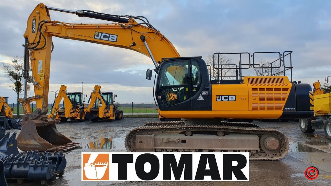 JCB JS370LC 2016r 0945 tel. +48 575 316 333 tracked excavator koparka gąsienicowa maszyna ...