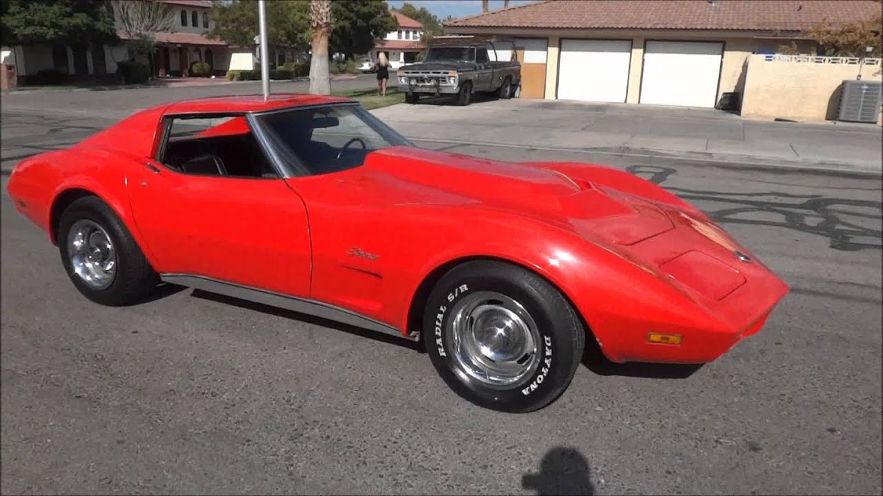 1974 corvette 454 matching numbers stingray - YouTube