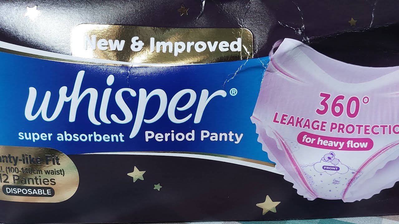 Period panty (whisper) L-XL (Size) full review in tamil 🤩 - YouTube