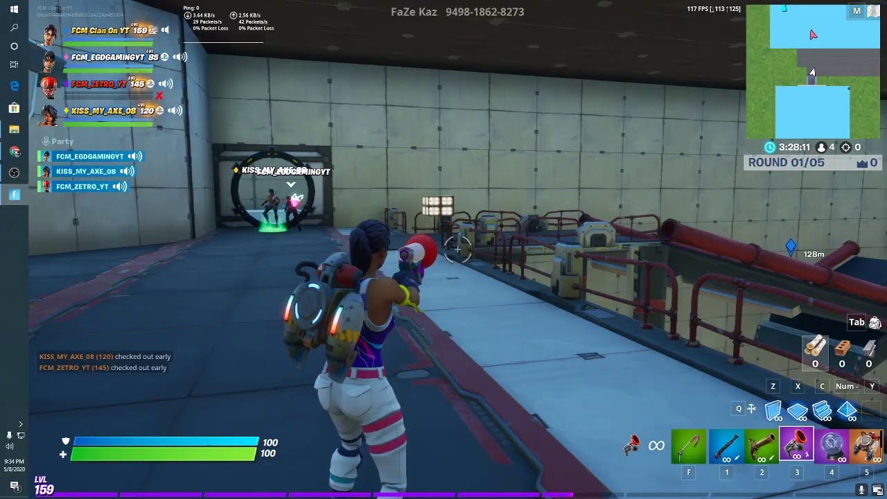 Fortnite Faze Orba Trickshot map Tournament - YouTube