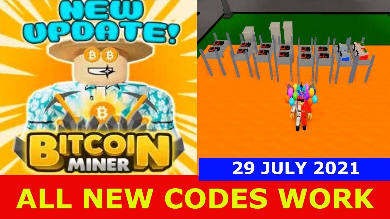 * ALL CODES WORK * [NEW CODES] LIMITED CODES TIME! Bitcoin Miner ROBLOX ...