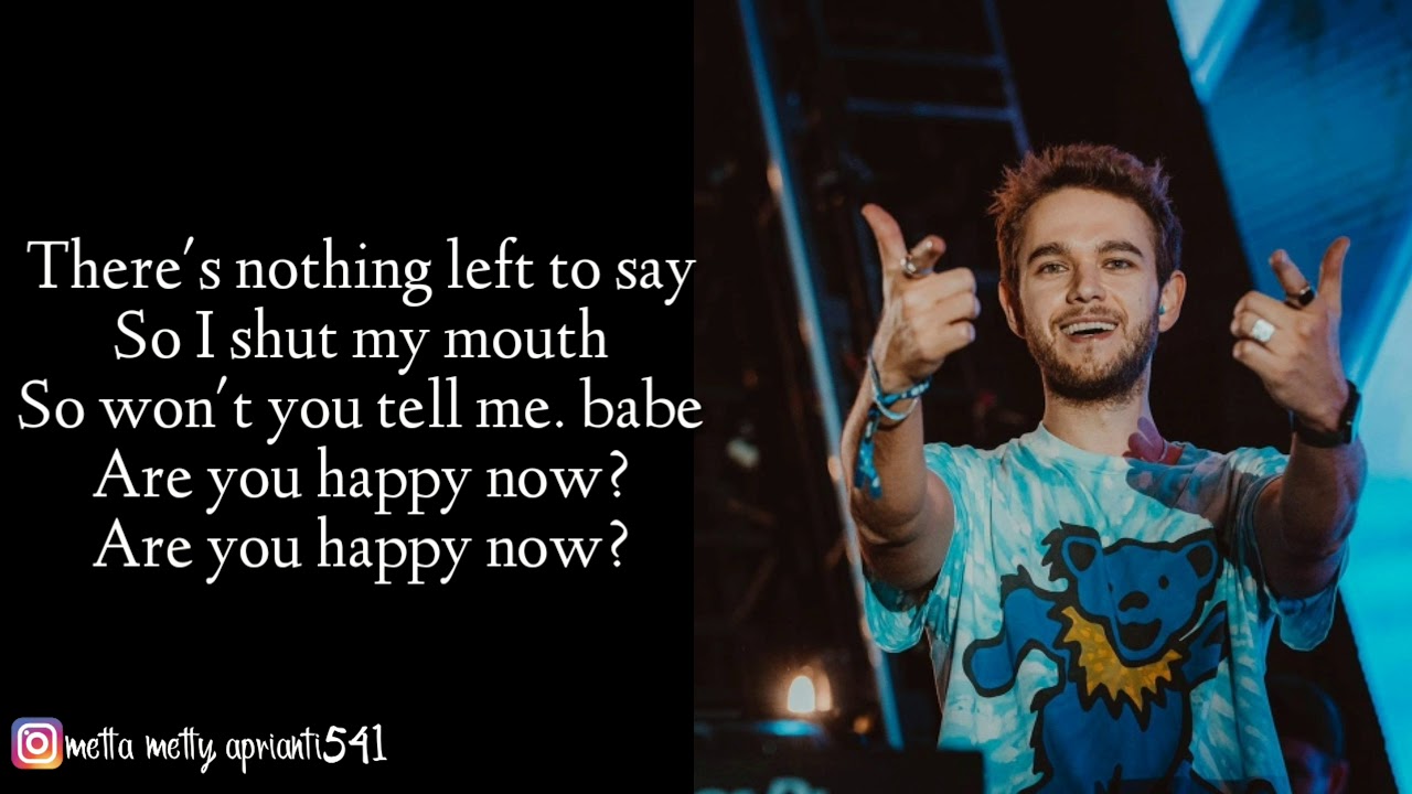 Zedd & Elley Duhe - Happy Now(Lyrics) - YouTube