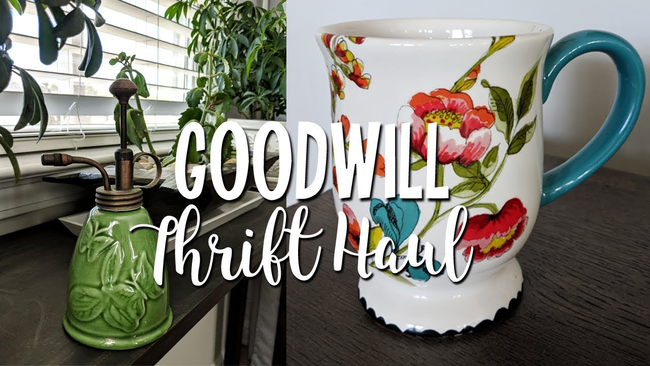Goodwill Thrift Haul-Home Decor & More-How I Style Thrifted Items ...